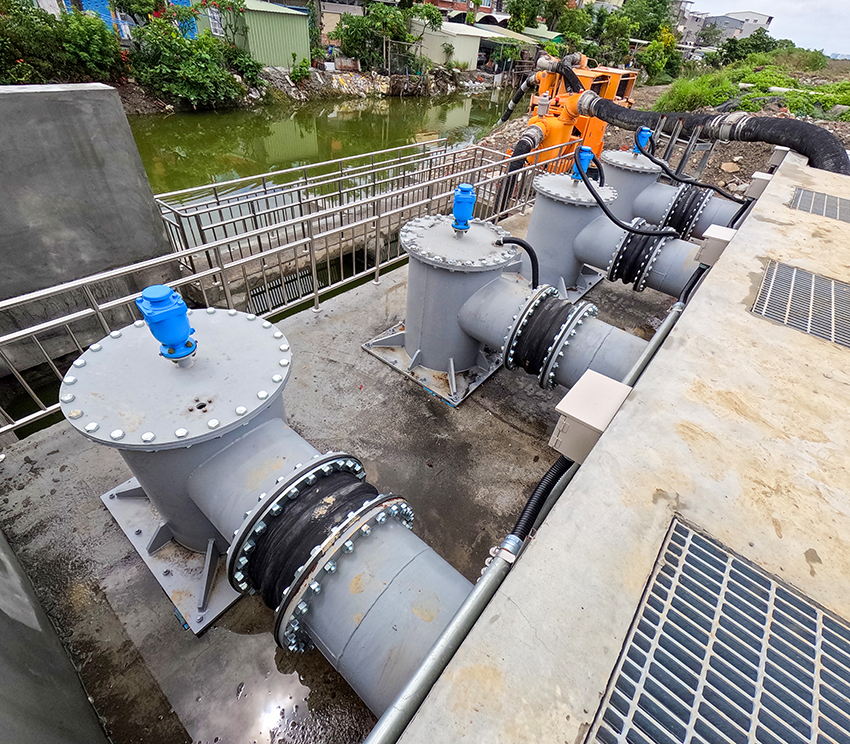 Flood Control Pumping Station Upgrade in Kaohsiung, Taiwan